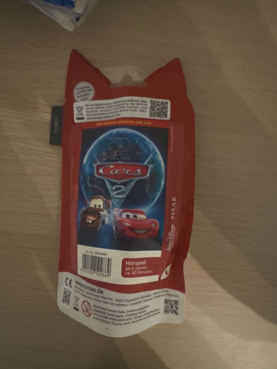 Tonie Figur Cars 2 - Hörspiel für die Toniebox, Neu! (Neu und ...