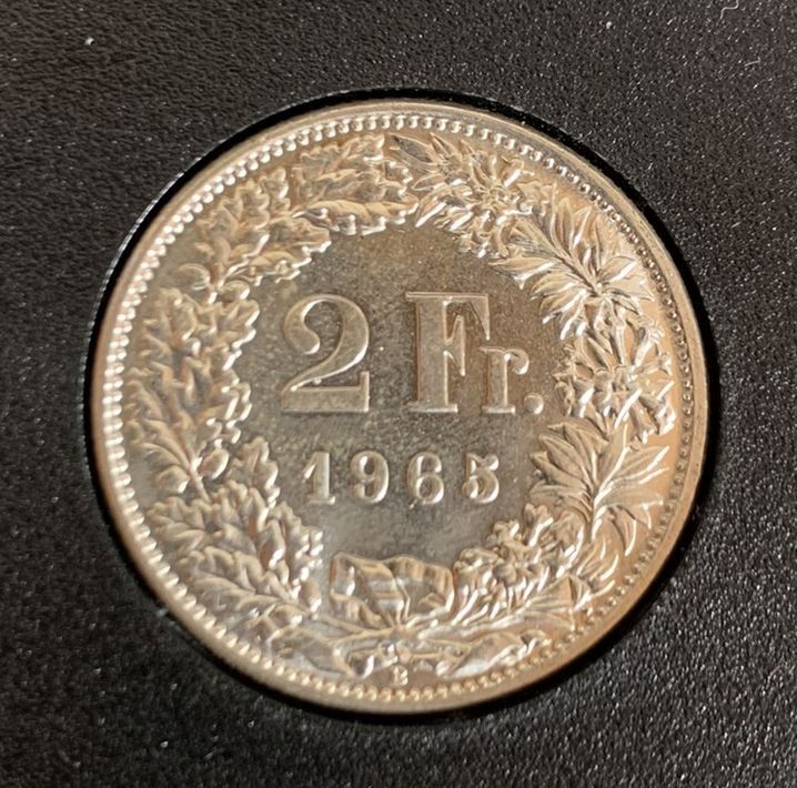 1965 Münze 2 Franken Silber | Kaufen auf Ricardo