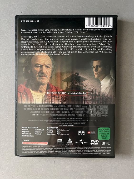 Die Kammer (1996) DVD 📀 (Neu (gemäss Beschreibung)) in Sierre für CHF 9.95 – mit Lieferung auf ...