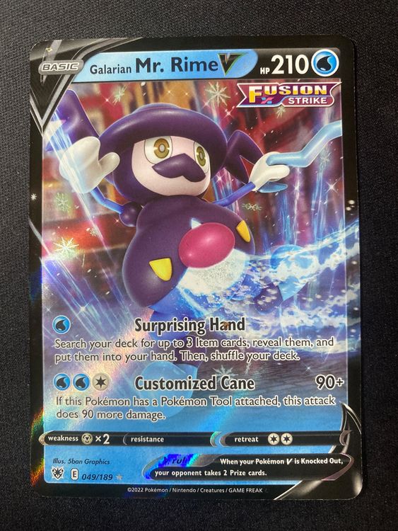 Galarian Mr. Rime V 49 Pantifrost- Astral Radiance - EN ab 1 (Neu ...