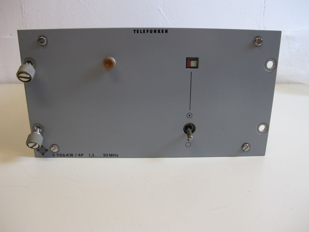 Telefunken V 1106 KW / 4 P Antennenkoppler 1,5 - 30 Mhz Bund (Defekt ...