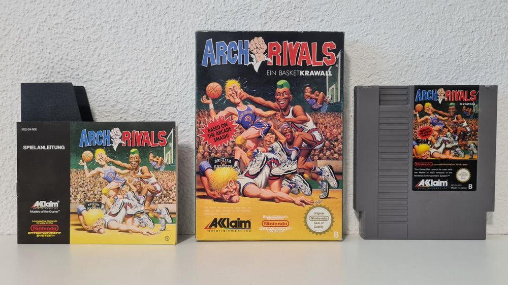 ARCH RIVALS - Ein BasketKRAWALL - CIB / Pal B Nintendo NES (Gebraucht ...