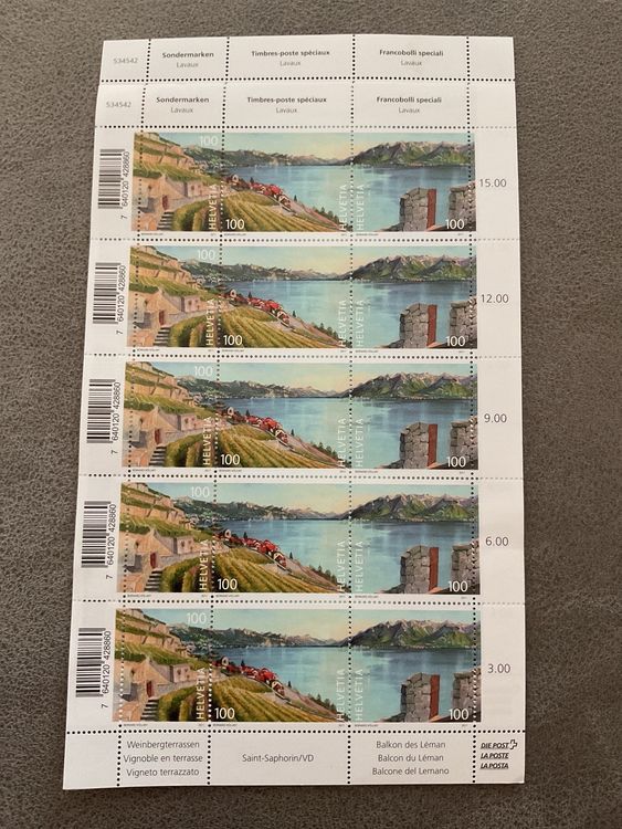 Sondermarken Winbergterrassen (Neu (gemäss Beschreibung)) in Gossau SG für CHF 30 – mit ...