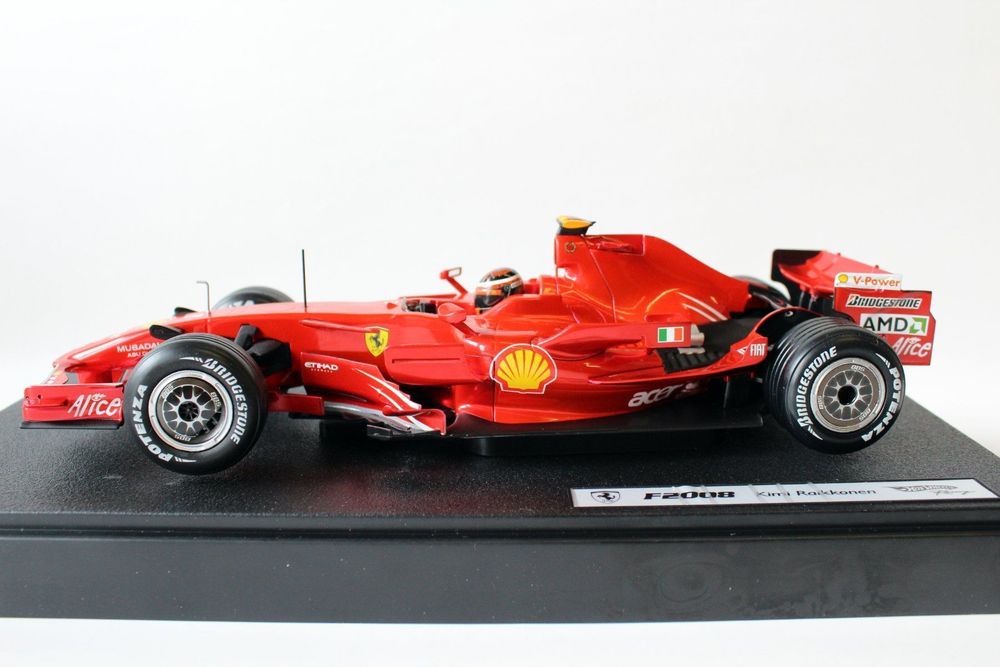 HOT WHEELS 1:18 - Formel 1 Ferrari F2008 "Kimi Raikkonen" (Neu und originalverpackt) in Roggwil ...