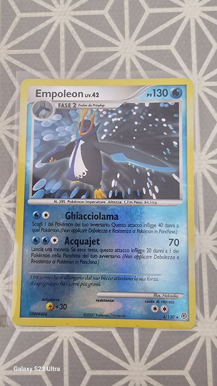 Carta Pokémon Empoleon LV.42 - Perfetta per la tua Collezion (Usato) a ...