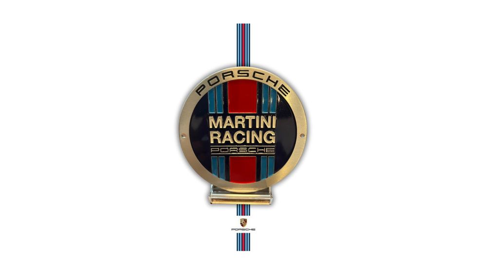Porsche Grill Badge Martini Racing Limited Edition (Neu (gemäss ...