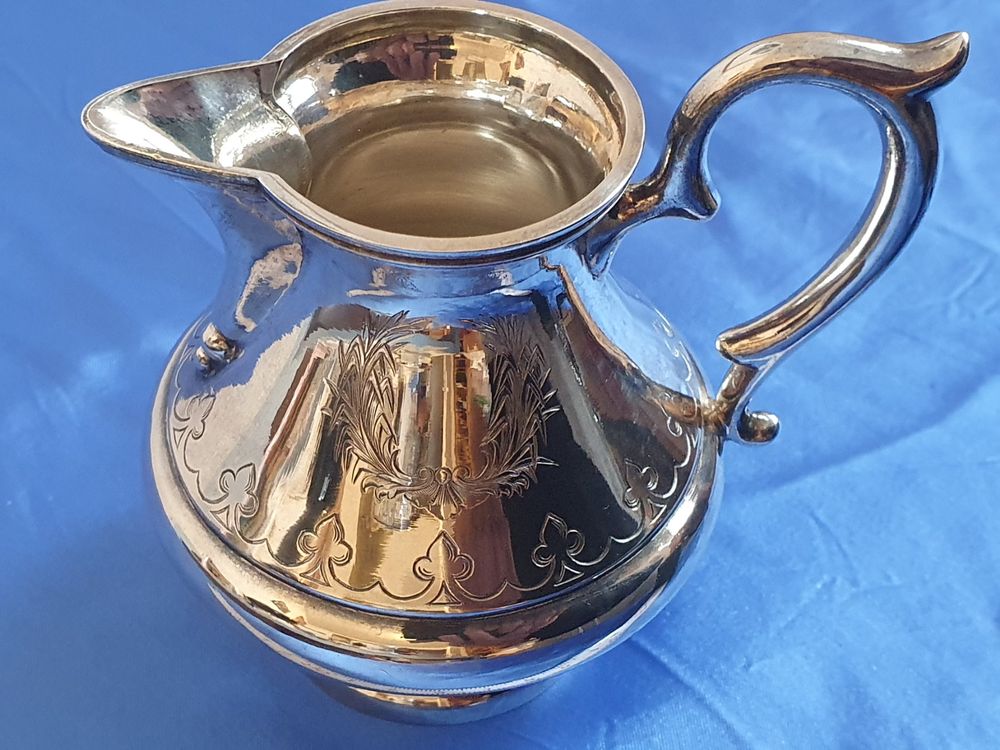 Silber 875 Kanne Kännchen Krone Punzen Wien Rarität Sahne (Gebraucht) in Russikon für CHF 280 ...