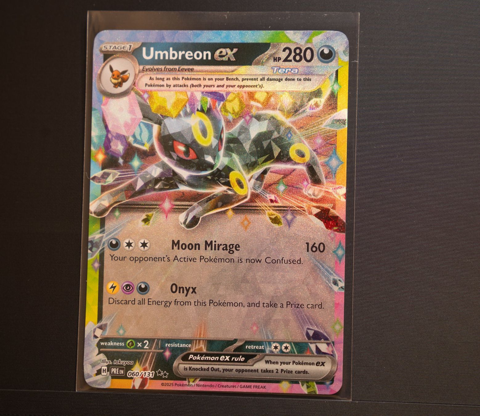 Umbreon ex 060/131 🇬🇧 | Prismatic Evolutions (D'occasion) à Dietlikon ...