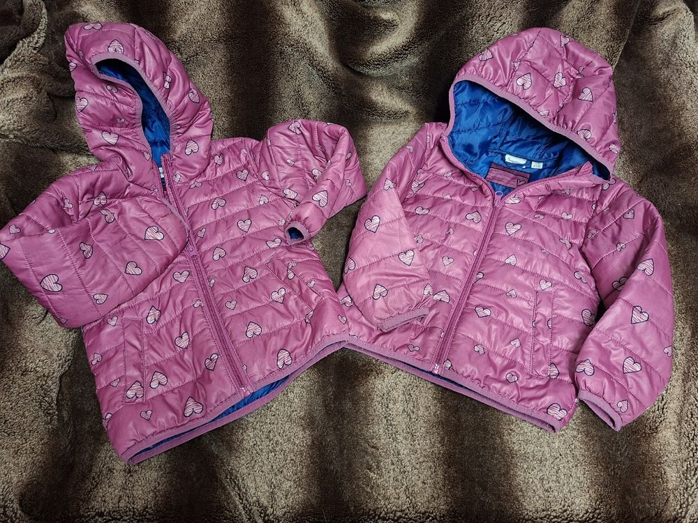 2x Gr. 110 Übergangs Jacke Impidimpi Zwillinge Mädchen (Gebraucht) in ...