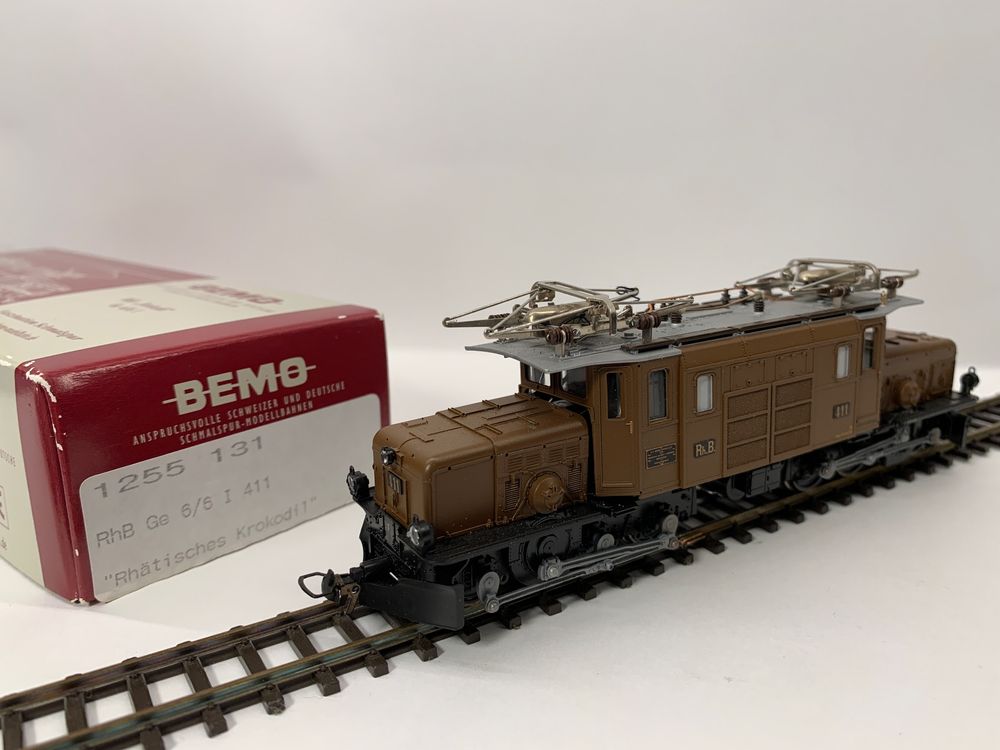 Bemo 1255 131 Ge 6/6 I „Krokodil“ 411 (Gebraucht) in für CHF 175 – mit ...