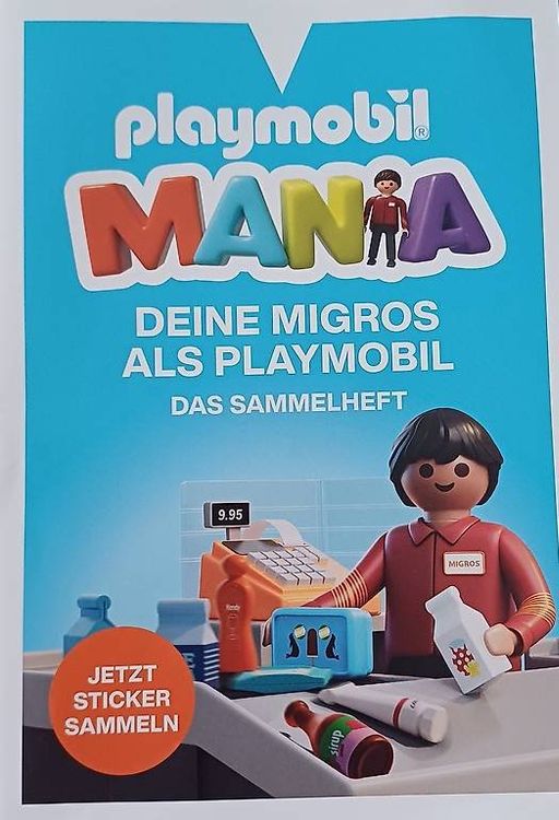 Migros Mania Playmobil, 100 Sticker (Neu und originalverpackt) in ...
