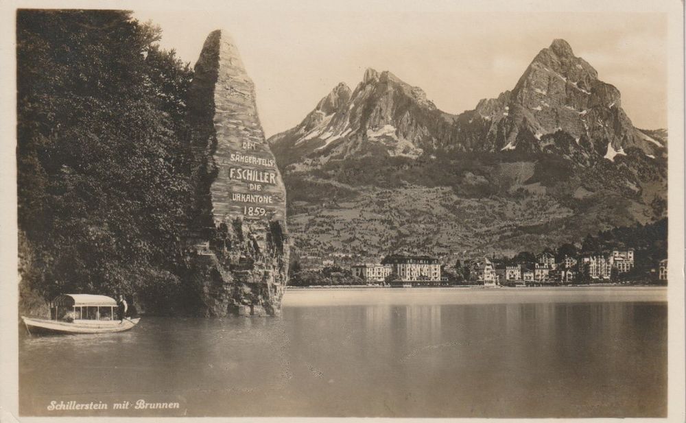 SZ 337 Schillerstein mit Brunnen, ca. 1930 | Kaufen auf Ricardo
