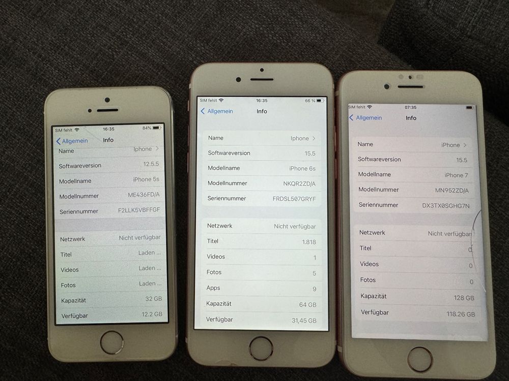 IPhone 7, 6s und 5s | Kaufen auf Ricardo