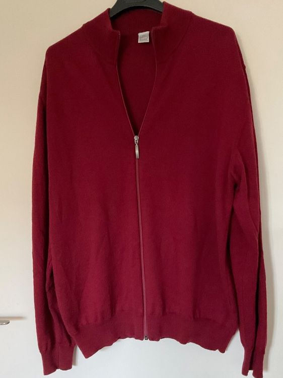 Thomas Lloyd 100% Merino Strickjacke Gr 54 neuwertig Bordeau (Gebraucht ...