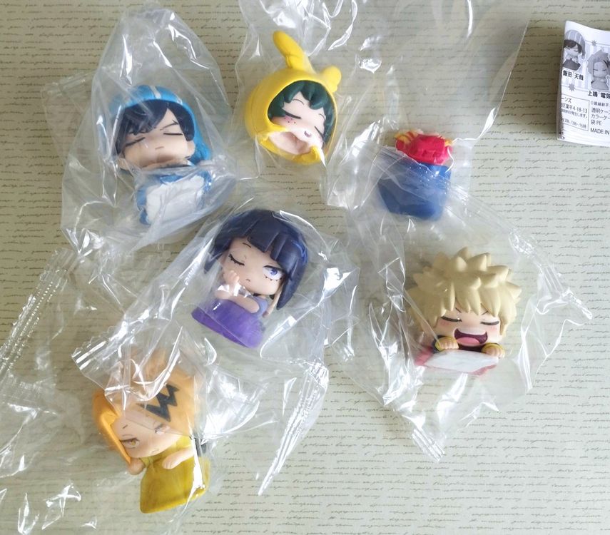 5 Figurines gashapon My Hero Academia (Neuf avec emballage d'origine) à ...
