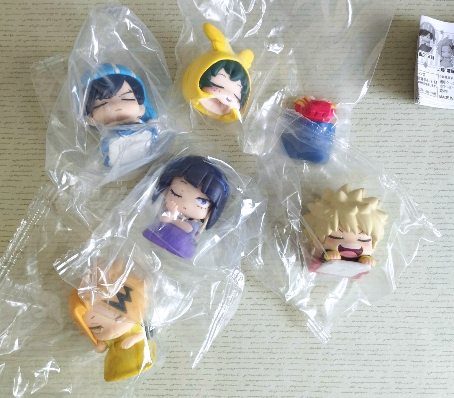 5 Figurines gashapon My Hero Academia (Neuf avec emballage d'origine) à ...