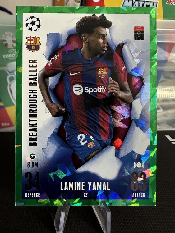 Lamine Yamal Breakthrough Match Attax Karte (Gebraucht) in Elgg für CHF ...