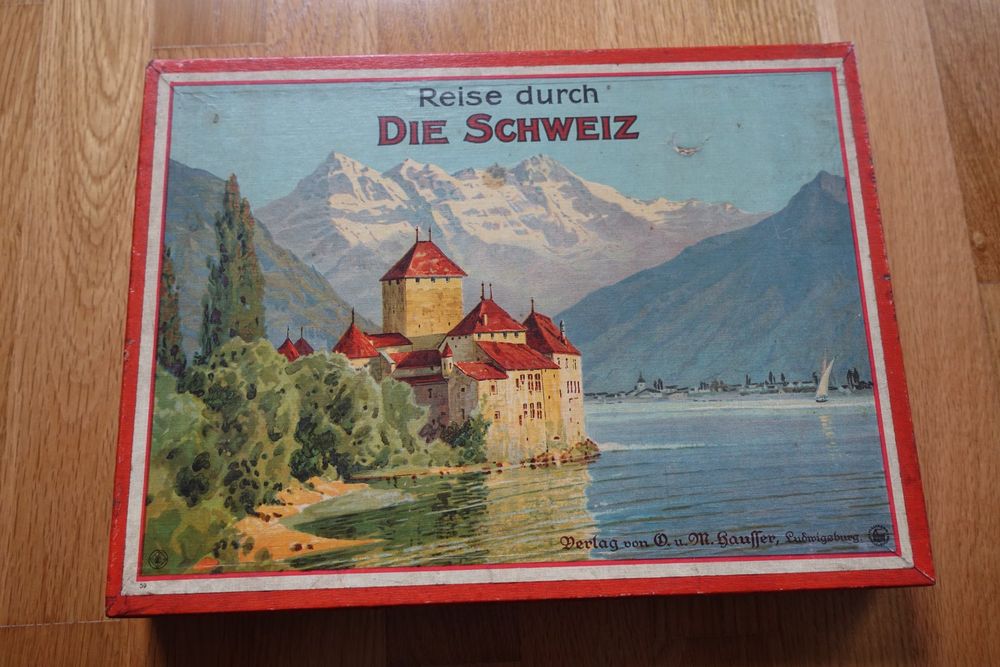 Antikes Brettspiel: Reise durch die Schweiz (Gebraucht) in Aesch BL für CHF 89 – mit Lieferung ...