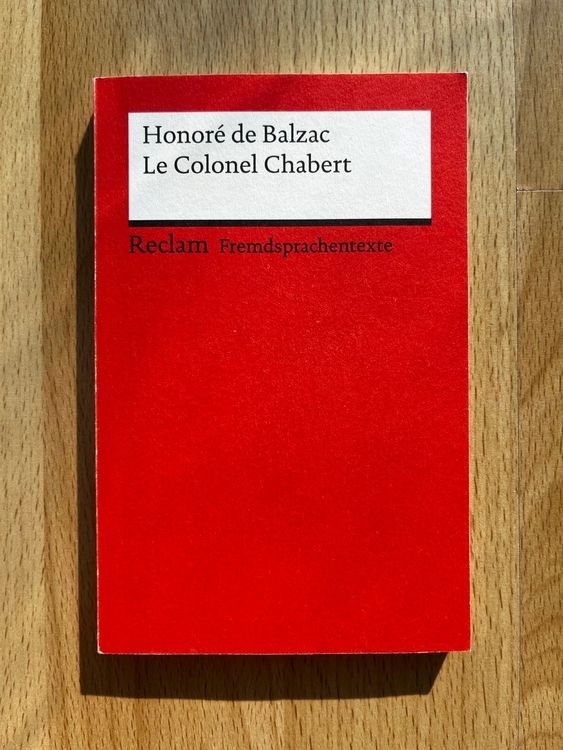 Le Colonel Chabert - Honoré de Balzac | Kaufen auf Ricardo
