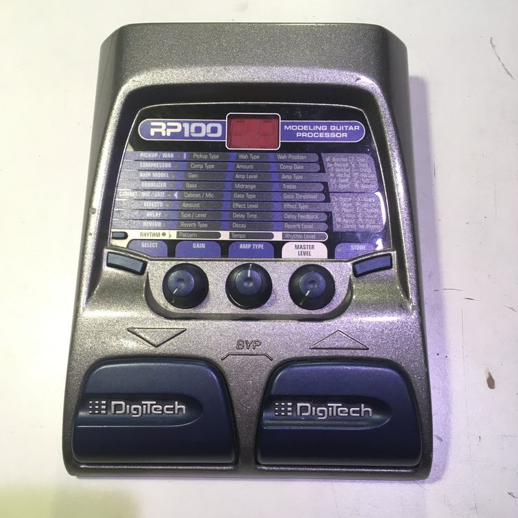 Effektgerät: DigiTech RP100 Modeling Guitar Processor DEFEKT | Kaufen ...