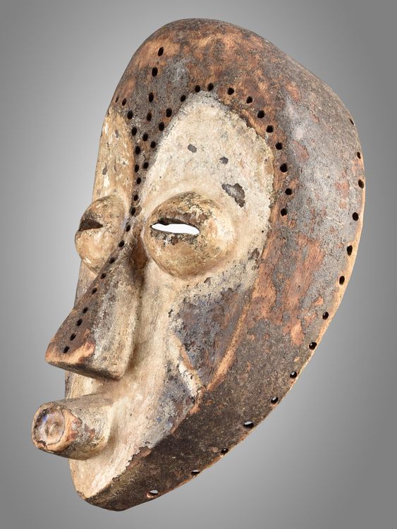 Afrikanische alte schöne Vuvi Maske, Gabon | Kaufen auf Ricardo