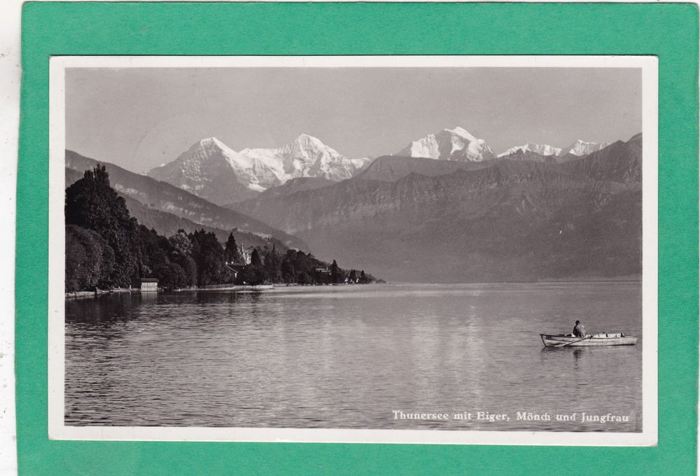 Thunersee mit Eiger Mönch und Jungfrau 1935 | Kaufen auf Ricardo