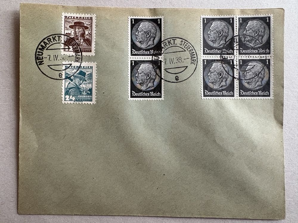 Deutsches Reich 1938 Sonderbeleg Österreich (Gebraucht) in Wohlen AG für CHF 2 – mit Lieferung ...