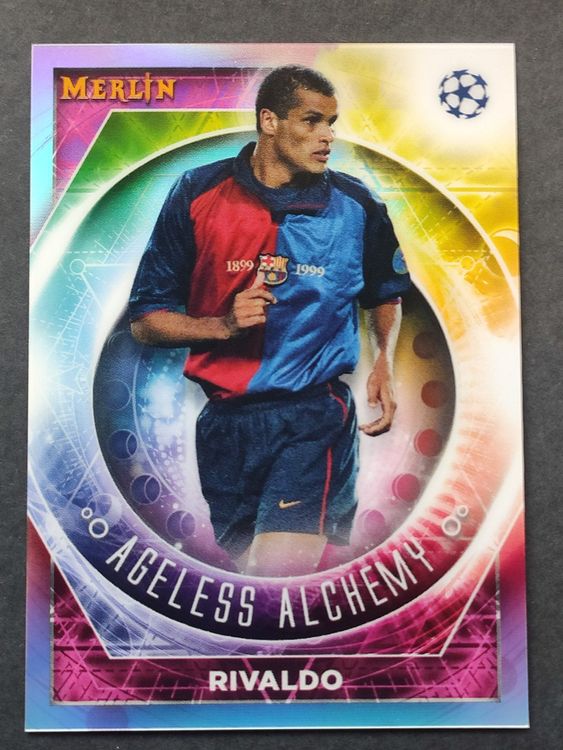 Rivaldo Barcelona Ageless Alchemy Insert Topps Merlin 22-23 (Gebraucht ...