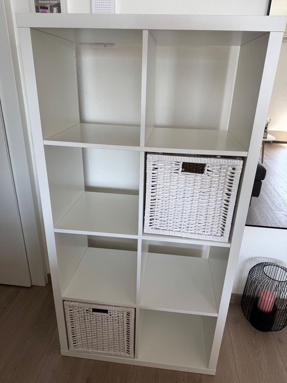 IKEA KALLAX 2x4 (77x147) + 2 BRANÄS White (Gebraucht) in Pully für CHF ...