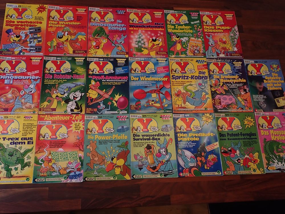 20 alte YPS Comic Hefte ab 1975 Nr. ab 979 bis 1082 (Gebraucht) in ...