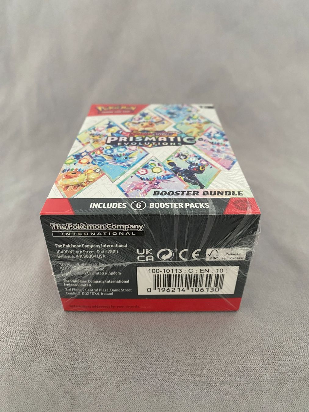 Pokémon Prismatic Evolutions EN Booster Bundle OVP/Sealed (Neu und ...