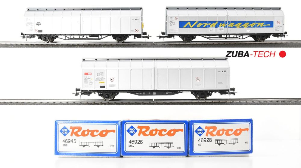 Roco 3x Schiebewandwagen der SBB H0 GS mit OVP (Gebraucht) in St. Gallen für CHF 33 – mit ...