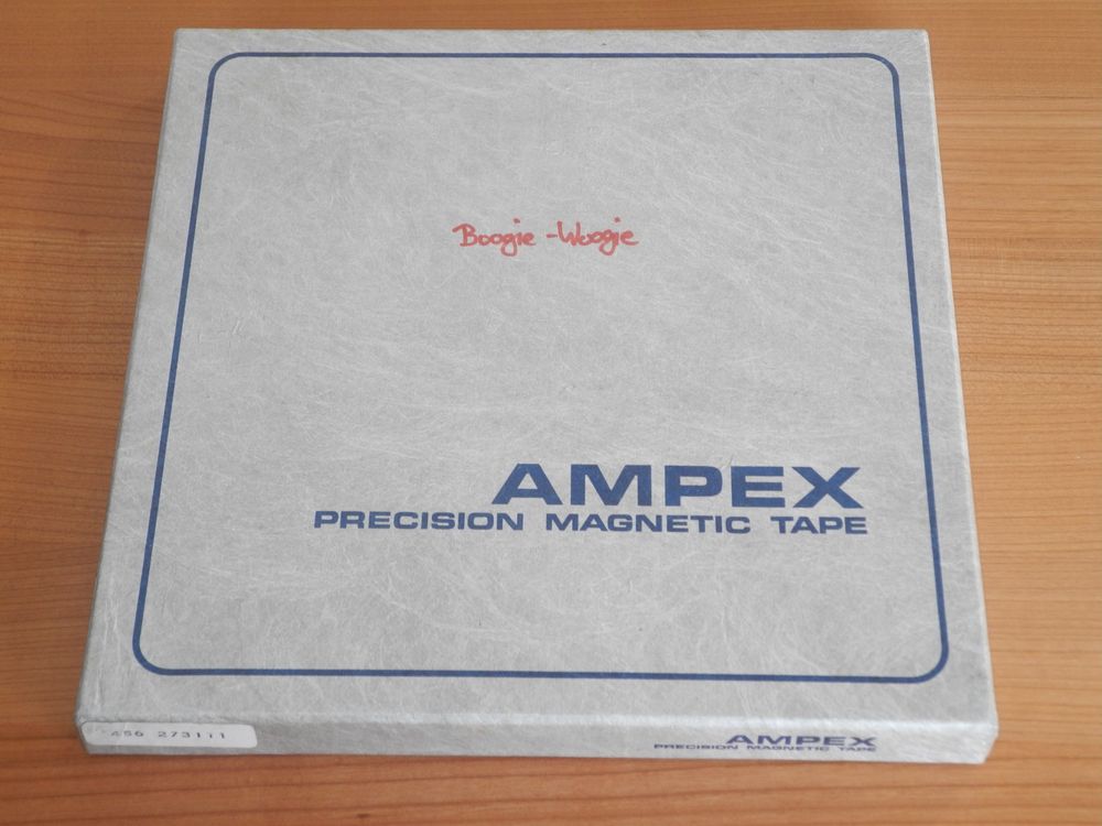 AMPEX GRAND MASTER 456 MIT METALLSPULE IN SILBER - 1/2 ZOLL (Gebraucht ...