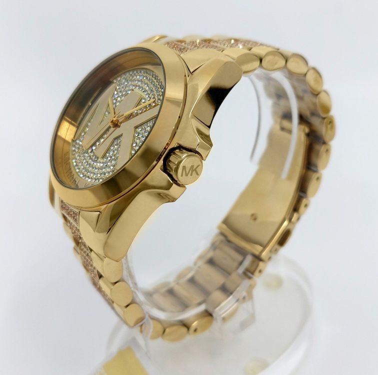 Neue Michael Kors Bradshaw Damen Uhr & Pavé Zifferblatt (Neu und ...