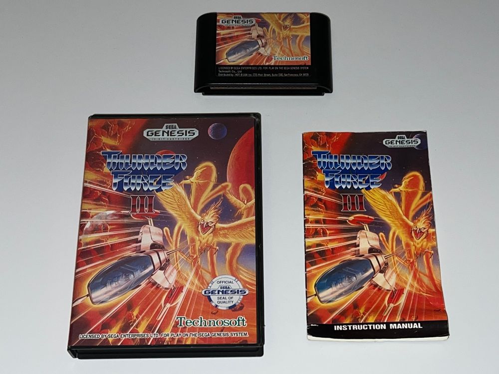 Sega Mega Drive / Genesis Spiel - Thunder Force III (OVP) (Gebraucht) in Zürich für CHF 33 – mit ...