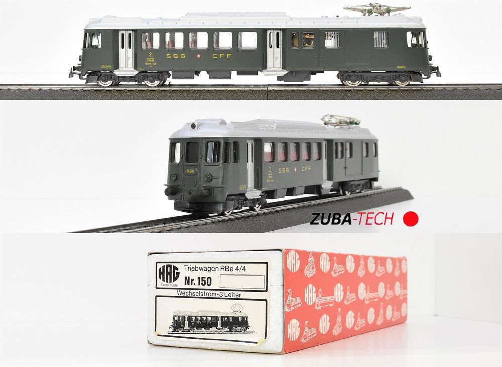 HAG 150 Triebwagen RBe 4/4 SBB H0 WS OVP (Gebraucht) in St. Gallen für CHF 92.5 – mit Lieferung ...