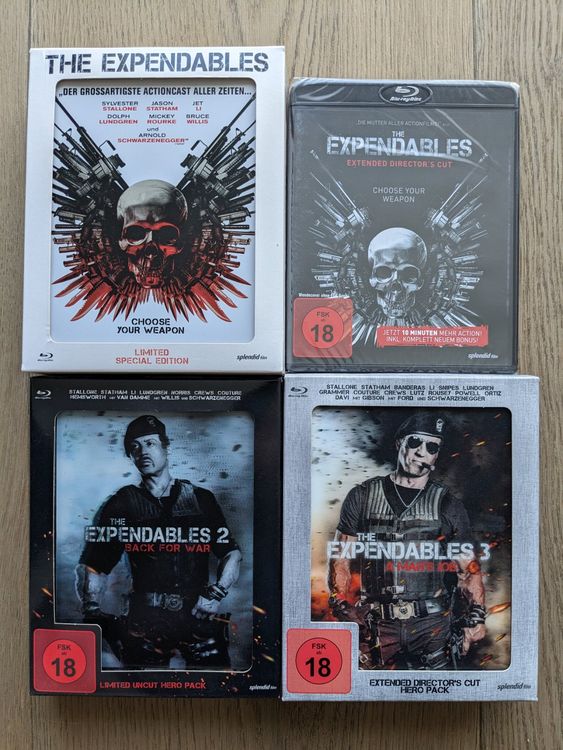 The Expendables 1-3 Limited Edition (Blu-ray) | Kaufen auf Ricardo