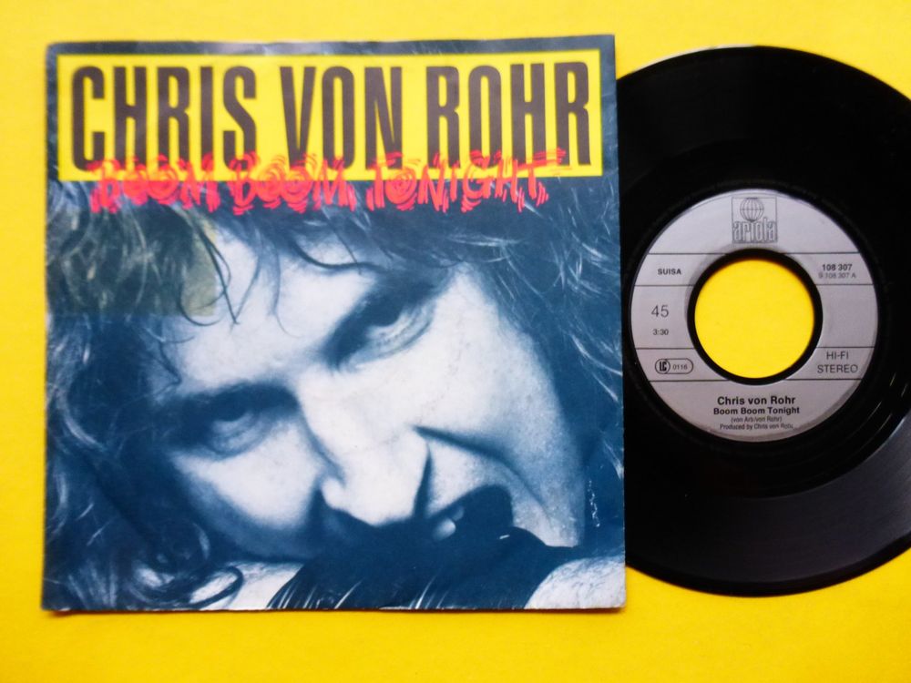 CHRIS VON ROHR 7" BOOM BOOM TONIGHT (Gebraucht) in Zürich für CHF 5 ...
