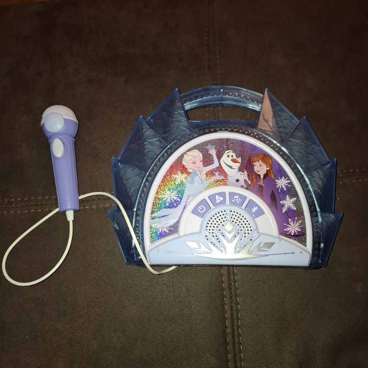 Elsa Frozen Eiskönigin Karaoke Bluetooth Radio mit Mikrofon (Neu ...