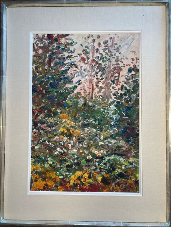 Robert Liebknecht, Öl auf Leinwand, Natur, 38.5 x 56.5cm (Gebraucht) in ...