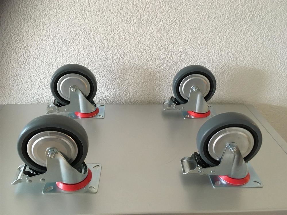 4 Transportrollen Schwerlastrollen gross (Neu (gemäss Beschreibung)) in ...