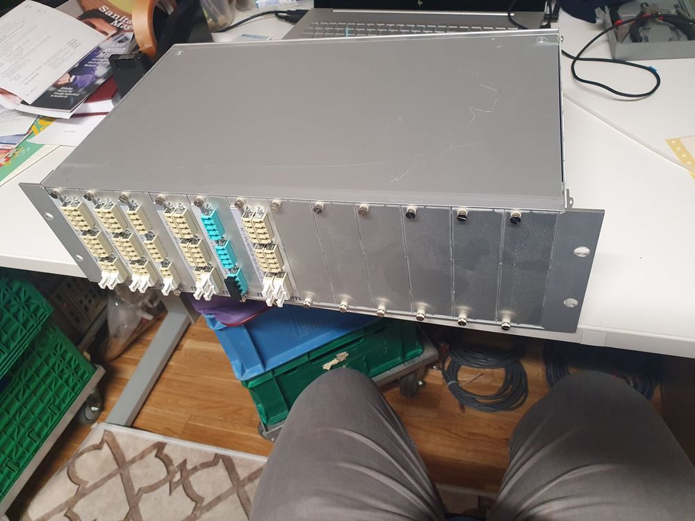 LWL Patch-Panel 19" 19Zoll 3HE MTP Modul 3HE CCM Patchfeld (Gebraucht) in Zürich für CHF 29 ...