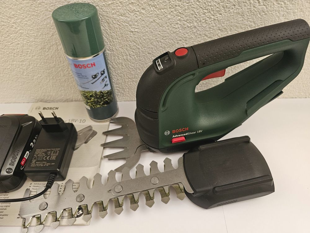 Akku Strauch-/Gartenschere Bosch Advanced Shear Set 18V-10 (Gebraucht ...