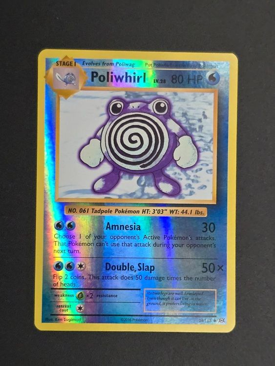 Poliwhirl [Reverse Holo] #24 XY Evolutions NM / 🇬🇧 (D'occasion) à ...