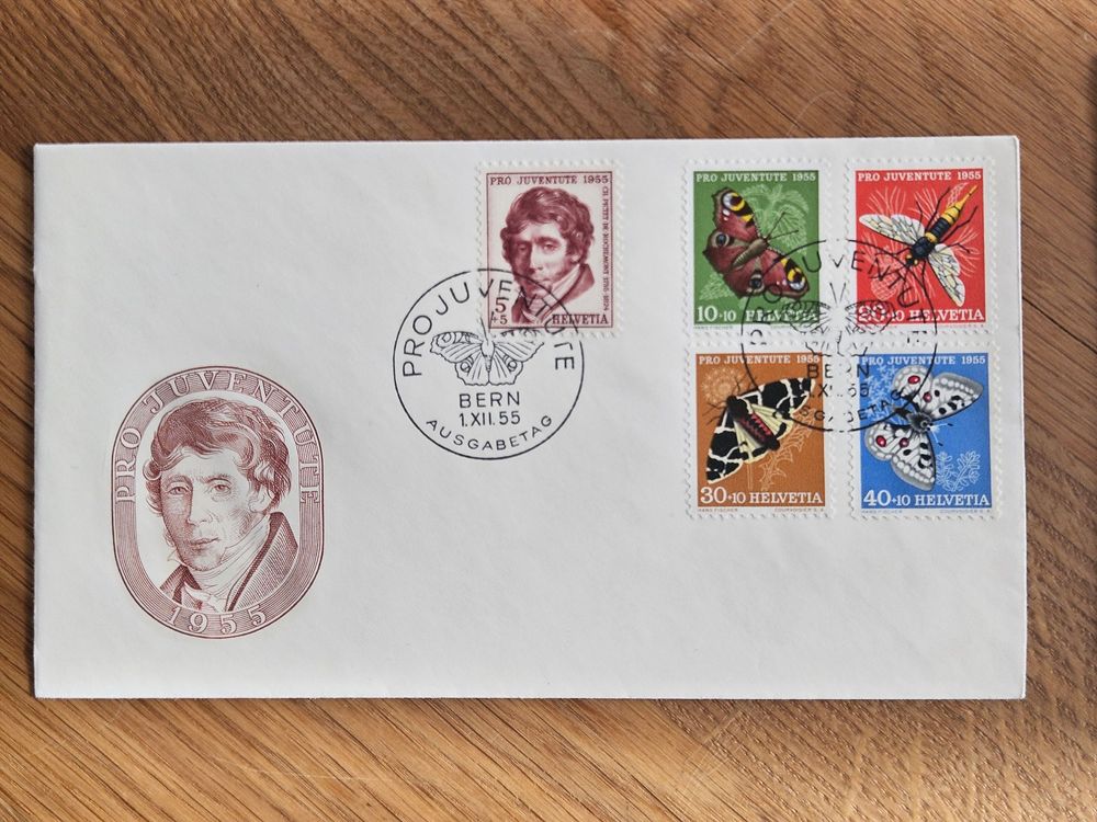 FDC PJ 1955 US Format (Kat 60.--) ab nur 5.-- (Gebraucht) in Buttikon SZ für CHF 5 – mit ...