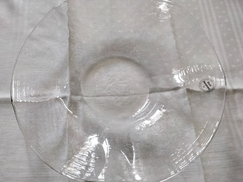 Glasi Hergiswil Teller gross Vintage Design Schweiz (Gebraucht) in ...