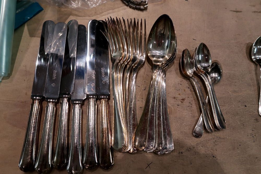 Christofle Silberbesteck v 1920 24 teil | Kaufen auf Ricardo