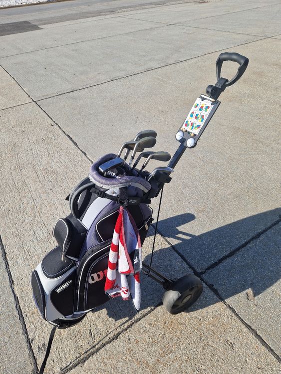 Golfschlägerset Komplett inkl. Tasche und Trolley (Gebraucht) in ...