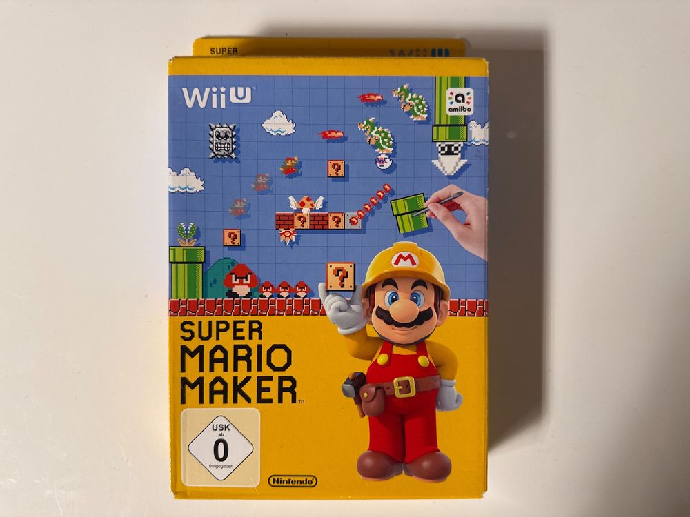 Super Mario Maker Wii U - Inklusive Artbook & Top Zustand! (Gebraucht ...