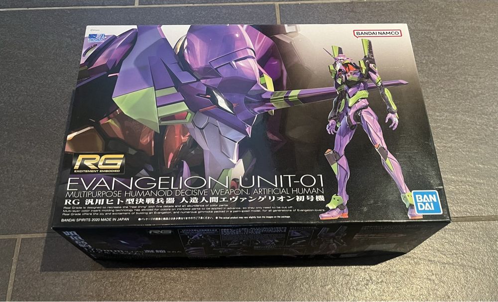 Bandai RG Evangelion Unit-01 EVA-01 Bausatz Gunpla Neu (Neu (gemäss ...